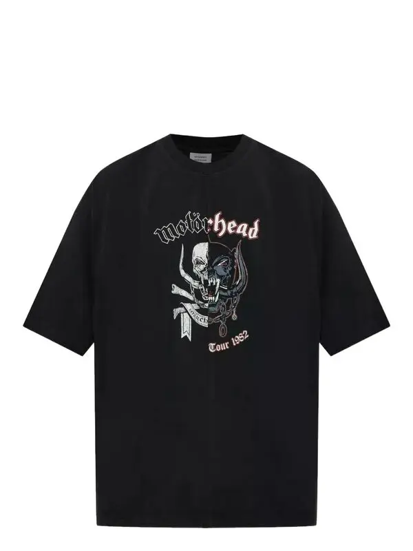 Vetements Motörhead-print Layered T-shirt - Black