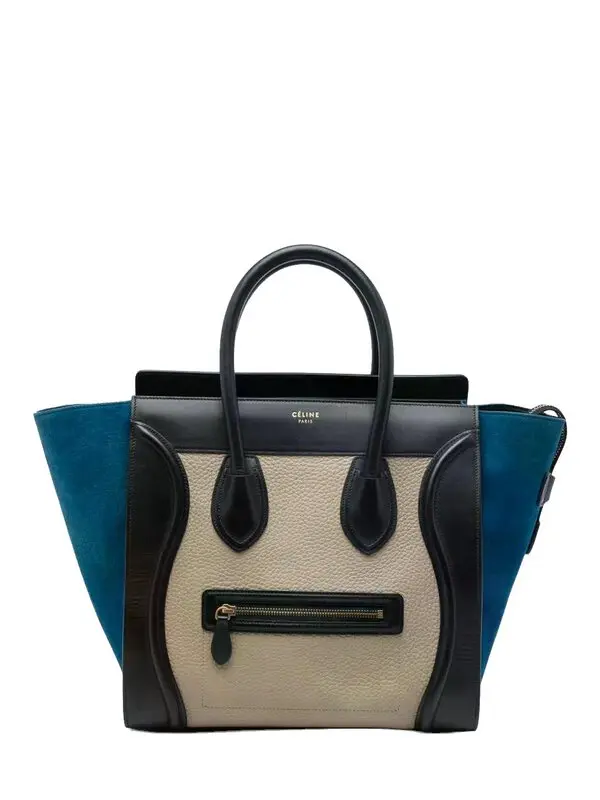 Celine Mini Luggage Tote Bag - Neutrals