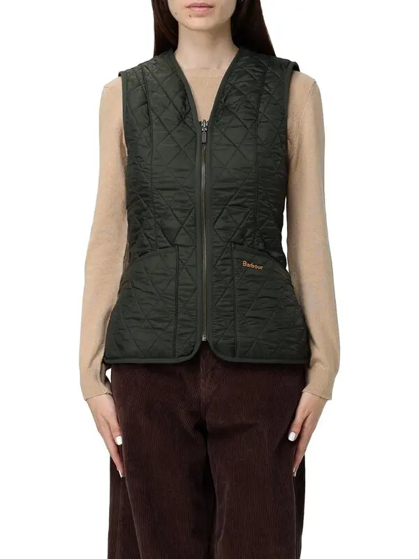 Barbour Betty Quilted Recycled Nylon Vest - Green