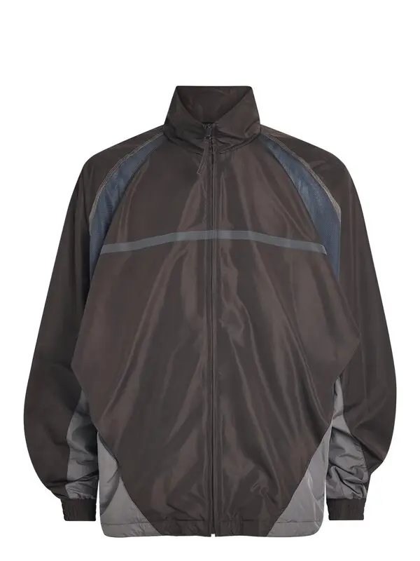 MAISON MARGIELA Contrast Panel Track Jacket - Brown