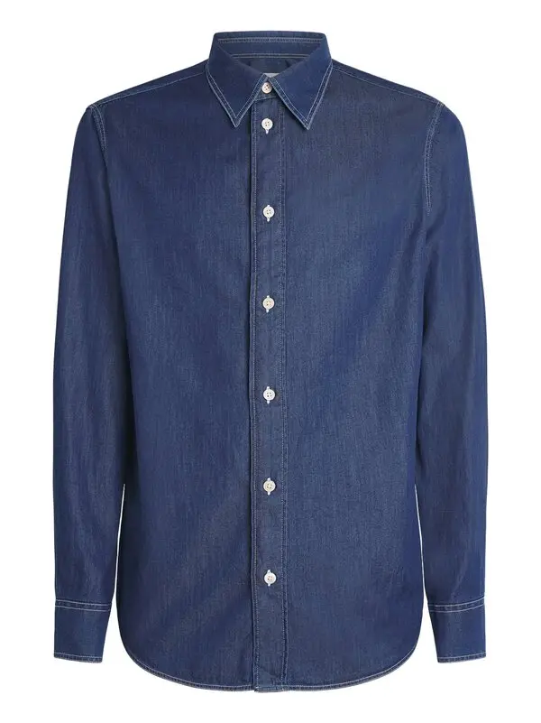 NN.07 Colby Denim Shirt - Blue