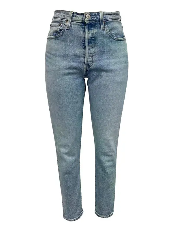 LEVI'S Slim-fit Cropped Jeans - Blue