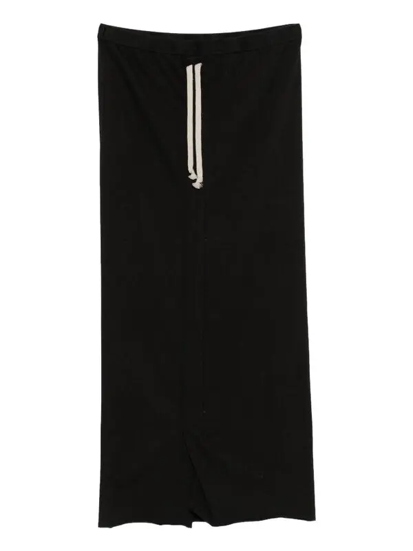 Rick Owens Cotton Skirt - Black
