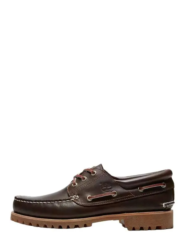 Timberland Leather Boat Shoes - Brown