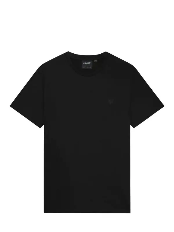 LYLE & SCOTT Embroidered-logo Cotton T-shirt - Black
