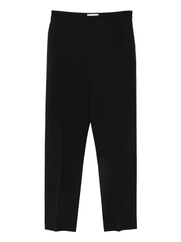 THE ROW Straight-leg Trousers - Black