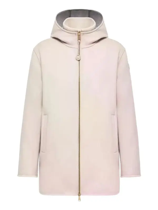 Moncler Hemiptere 3-in-1 Hooded Wool & Cashmere Down Jacket - Neutrals