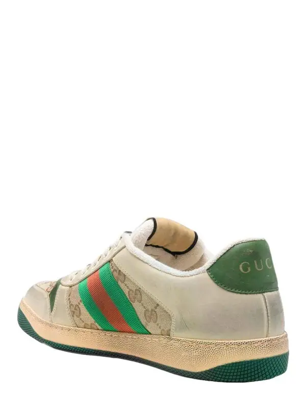 Gucci Screener Lace-up Sneakers - Neutrals