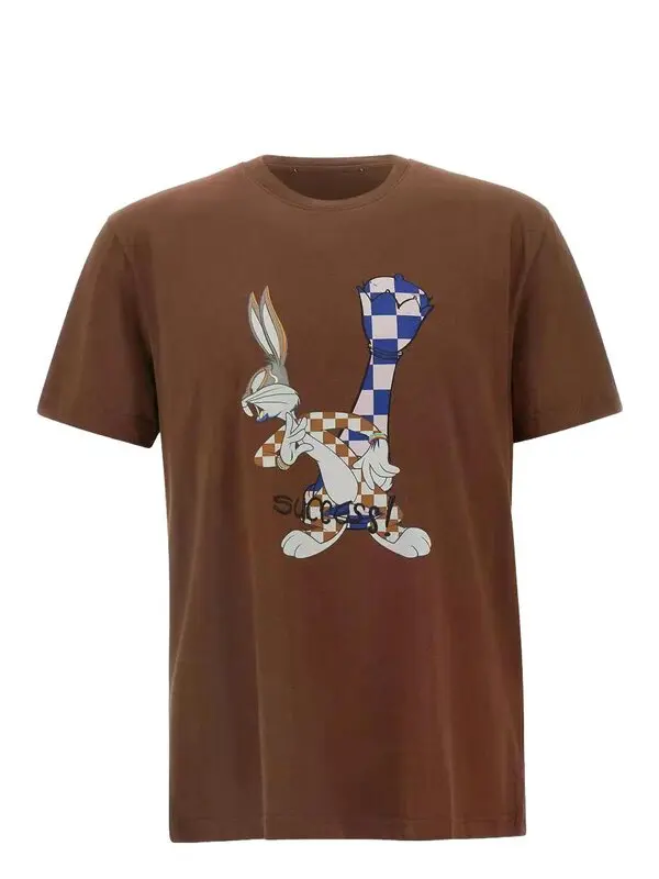 Iceberg Bugs Bunny Print T-shirt - Brown