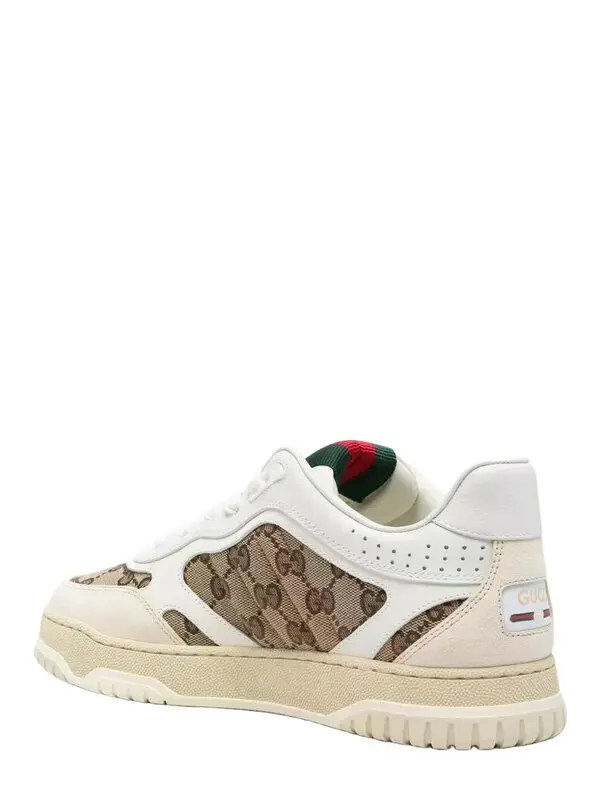 Gucci Re-web Gg Sneakers - White