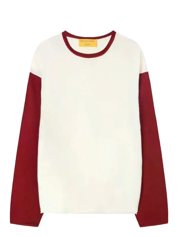 Guest In Residence Colour-block Cashmere Sweater - Neutrals