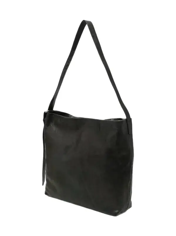 ANN DEMEULEMEESTER Leather Shoulder Bag - Black