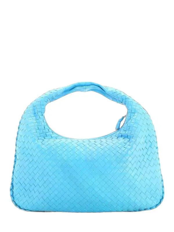 Bottega Veneta Intrecciato Nappa Medium Hobo Bag - Blue