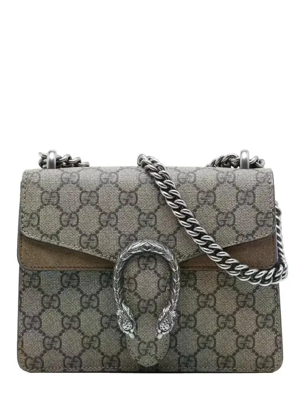 Gucci Small Gg Supreme Dionysus Crossbody Bag - Neutrals