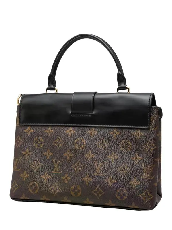 LOUIS VUITTON Monogram Canvas One Handle Flap Mm Satchel - Brown