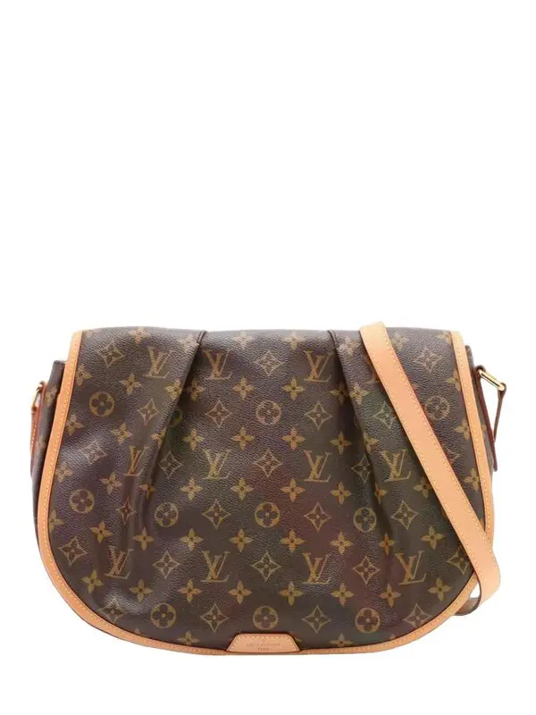 LOUIS VUITTON Monogram Menilmontant Mm Crossbody Bag - Brown