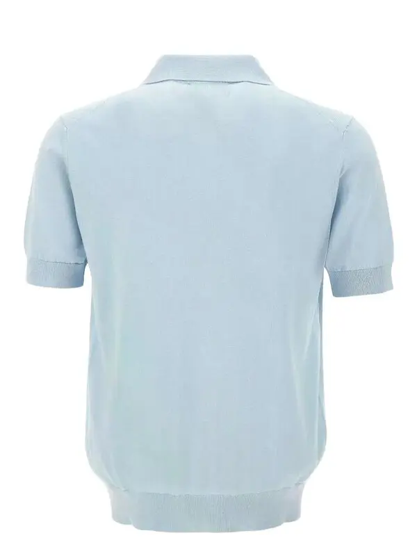 FILIPPO DE LAURENTIIS Short-sleeve Knit Shirt - Blue