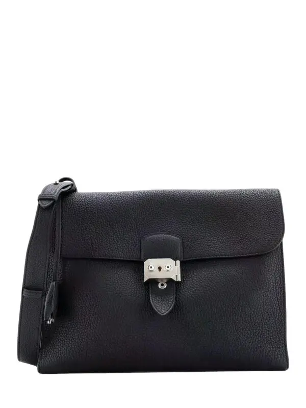 Hermès Sac À Dépêches Messenger Bag Togo 29 - Black