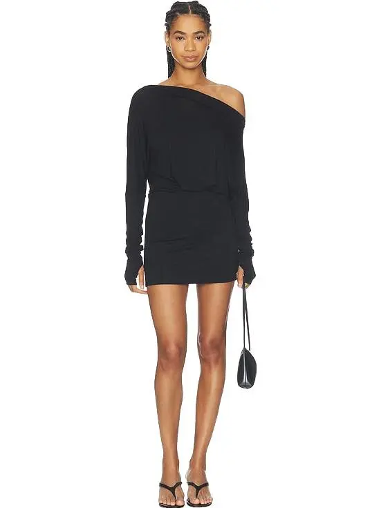 ALL THE WAYS Florrie Mini Dress - Black