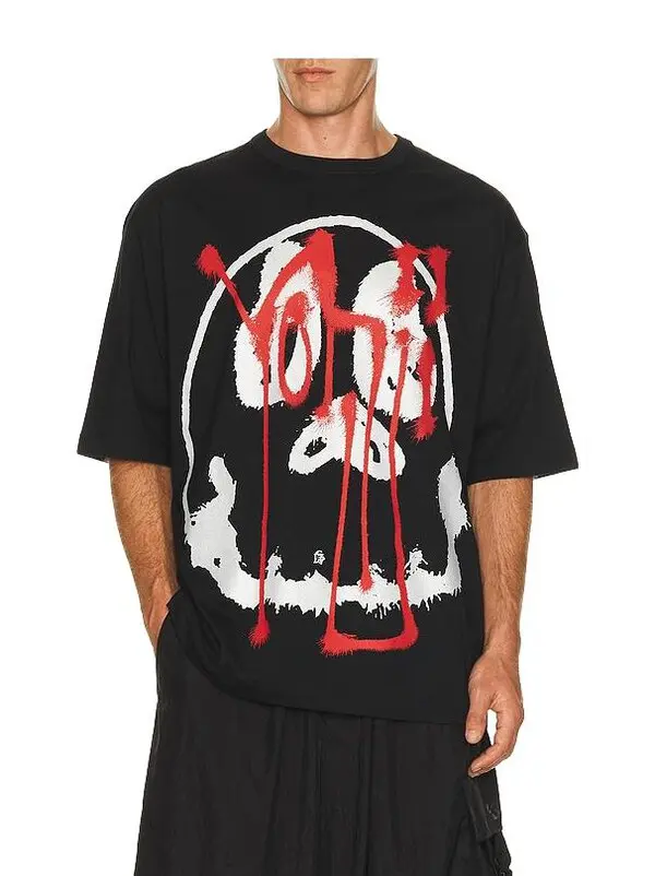 Y3 Skullgfx Tee In . Also - Black