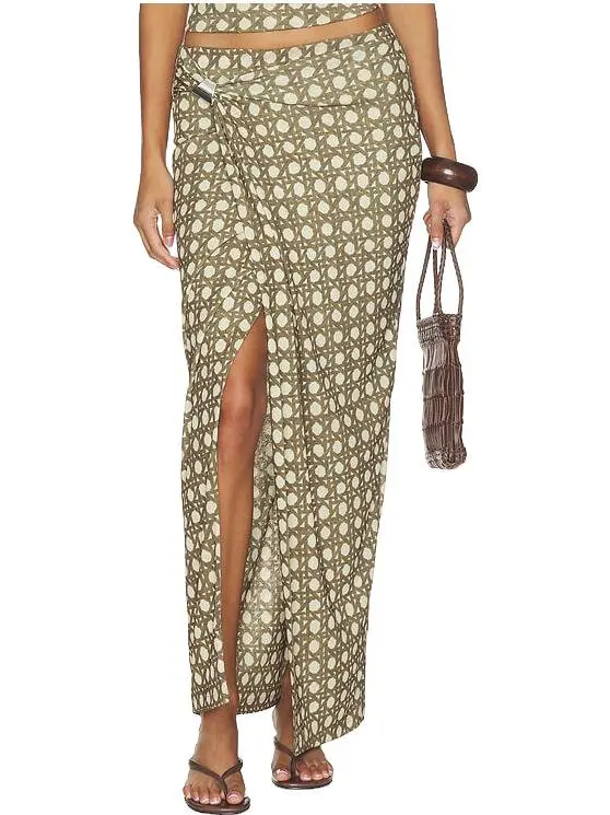 Nanushka Tozi Printed Maxi Skirt - Multi