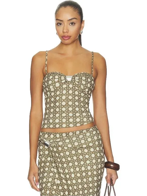 Nanushka Printed Stretch Jersey Camisole - Multi