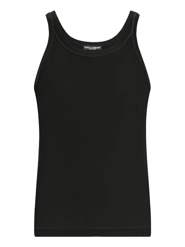 Dolce & Gabbana Canotta T-shirts And Polos - Black