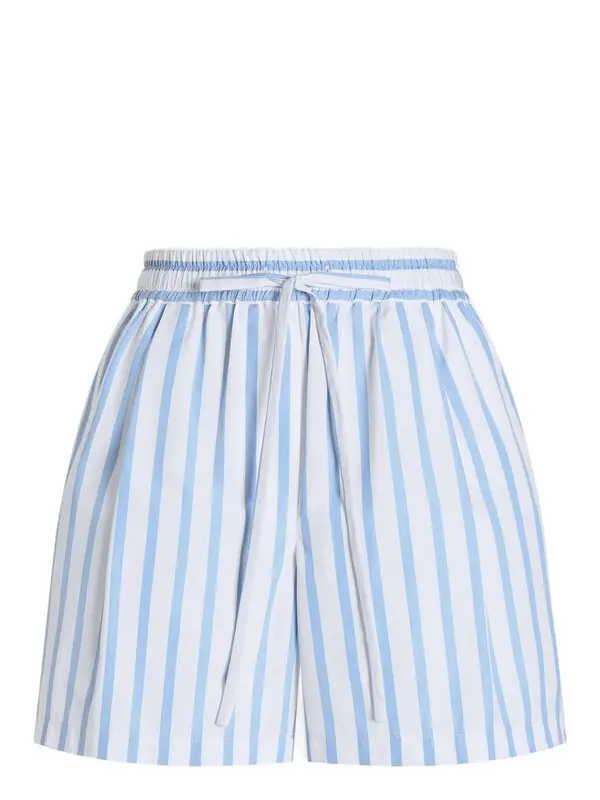 Dolce & Gabbana Striped Poplin Shorts Pants And Shorts - Multicolor