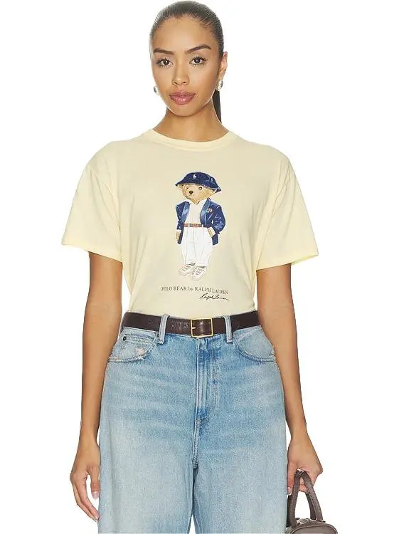 Polo Ralph Lauren Short Sleeve Cotton T-shirt - Yellow