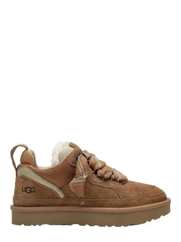 UGG Lowmel Chestnut Suede Sneakers - Beige