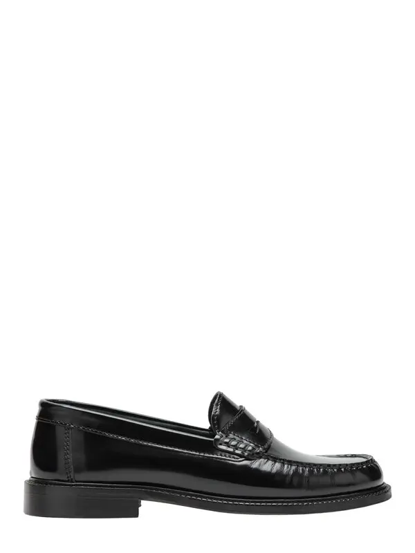 VINNY'S The Vibe Leather Loafers - Black