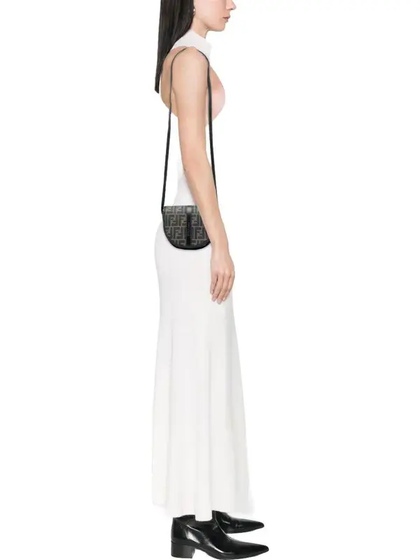 Fendi 20th Century Zucca Canvas Crossbody Bag - Brown