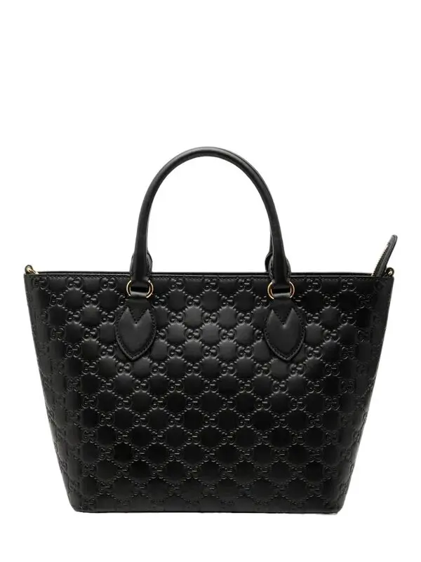 Gucci Small Convertible Tote Satchel - Black