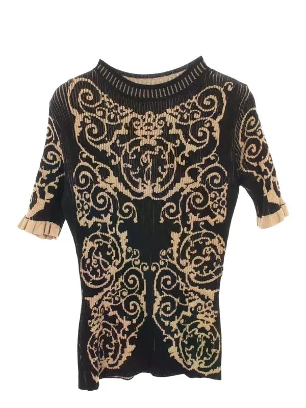 Fendi 2010s Patterned Top - Black
