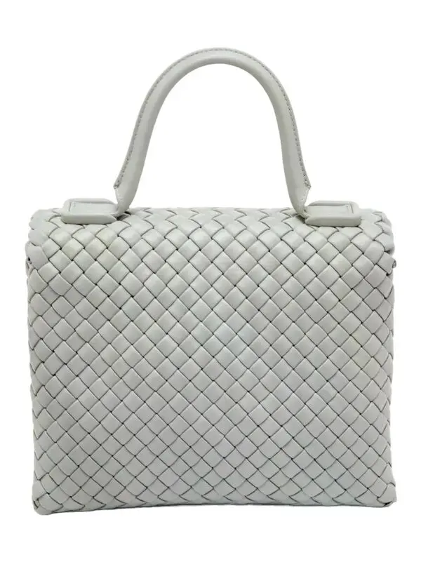 Bottega Veneta Patti Intrecciato Tote Bag - Grey