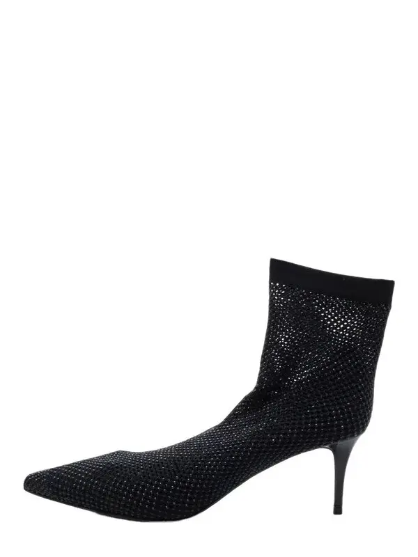 LE SILLA Gilda Crystal-embellished Stretch Boots - Black