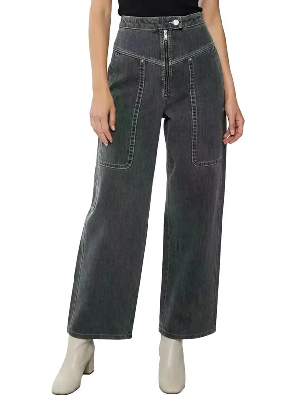 MARANT ETOILE Luke Loose-fit Jeans - Grey