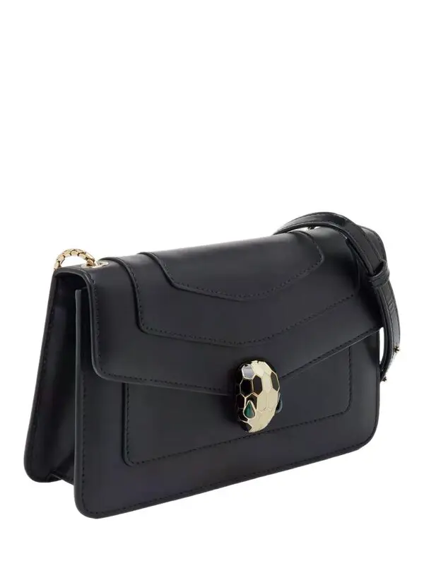 BVLGARI Serpenti Shoulder Bag - Black