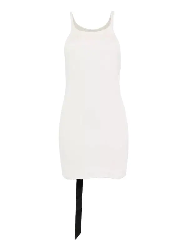 Rick Owens Racer-back Ribbed Tank Top - Neutrals