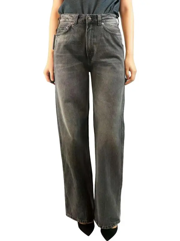 HAIKURE Winona Wide-leg Jeans - Grey