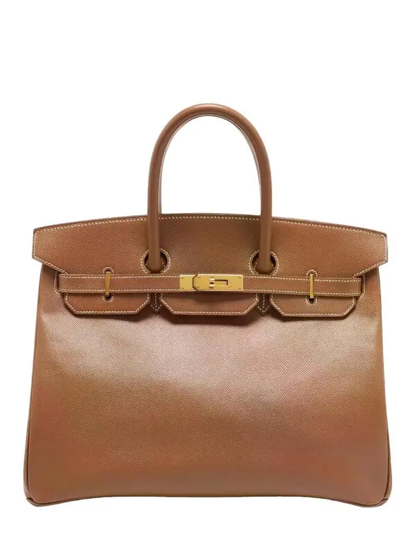 Hermès 2000 35 Birkin Courchevel Tote Bag - Brown