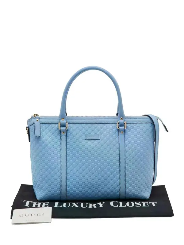 Gucci Microguccissima Tote Bag - Blue
