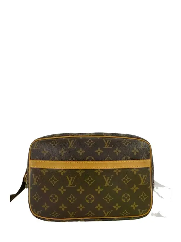 LOUIS VUITTON Monogram Reporter Pm Crossbody Bag - Brown