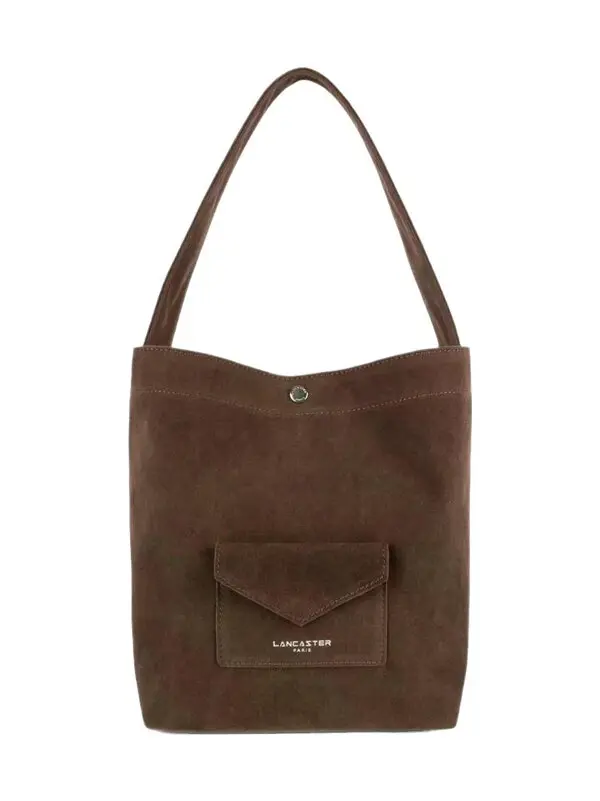 LANCASTER Suede Tote Bag - Brown