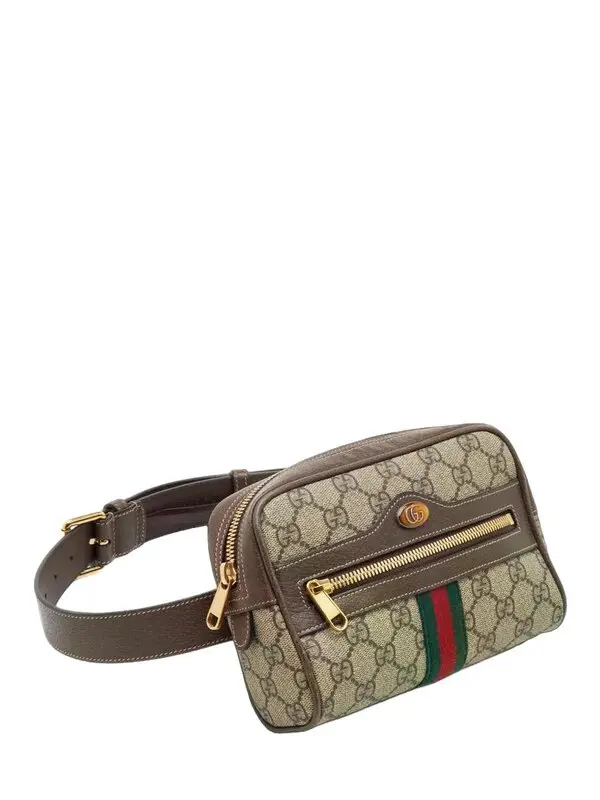 Gucci Ophidia Gg Supreme Belt Bag - Neutrals