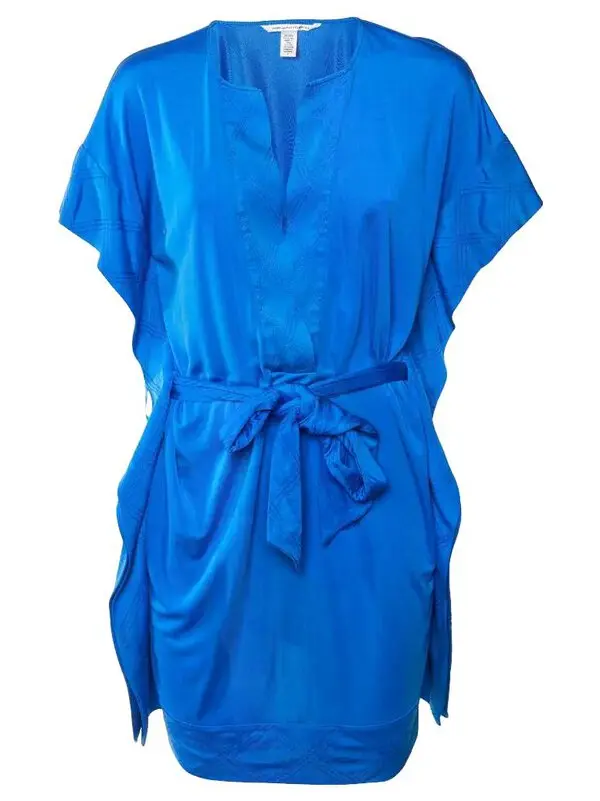 Diane Von Furstenberg Jersey Kaftan Dress - Blue
