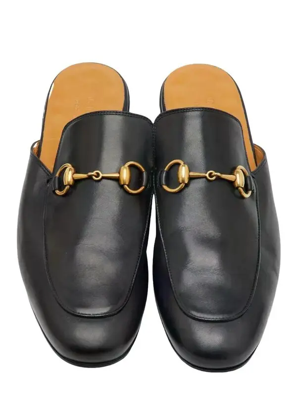 Gucci Princetown Horsebit Mules - Black