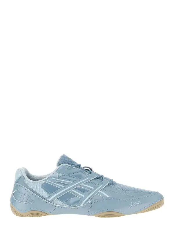 Asics Hypersync Sneakers In Synthetic Leather And Mesh With Ortholite® Insole - Blue