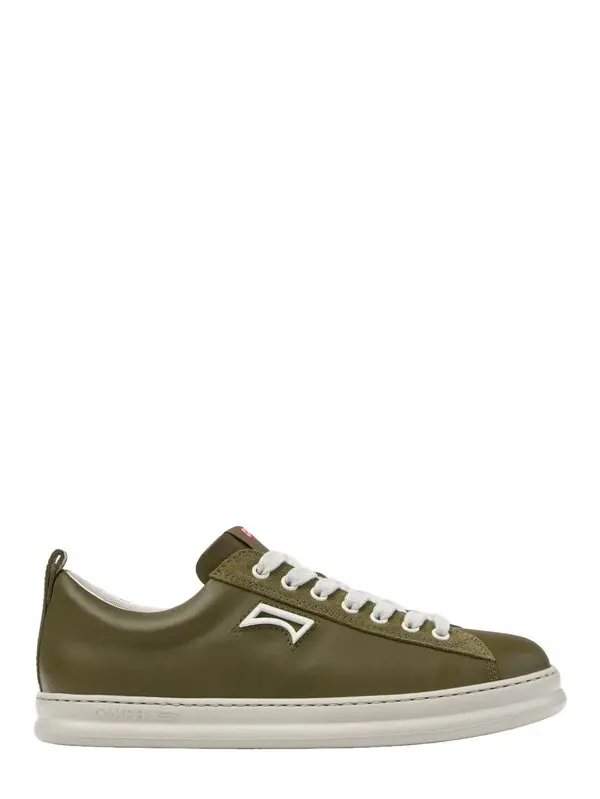 Camper Runner Smooth Leather Sneakers With Xl Extralight® Sole - Green
