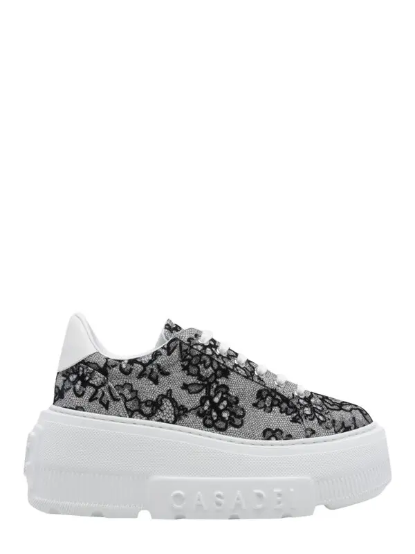 Casadei Nexus Rigel Platform Sneakers - Silver
